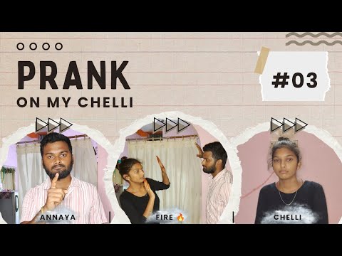 prank on my Chelli ️ Anna on fire 🔥 @YashVibes1509 watch till end and ...
