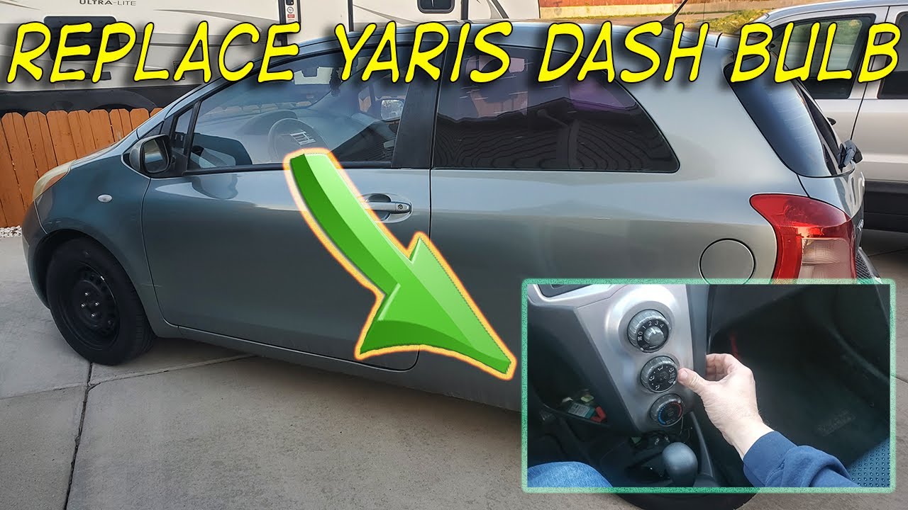 The 89G - Toyota Yaris Climate Control Bulb Replacement - Is It REALLY ...