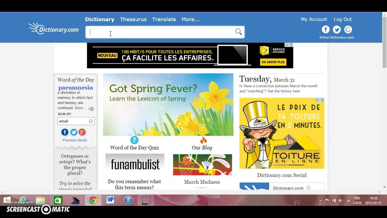 Dictionary.reference.com tutorial - YouTube