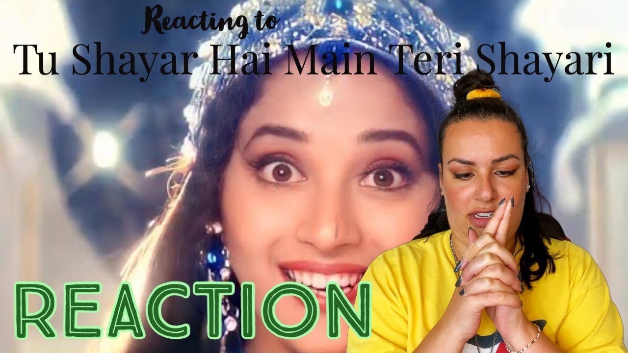 REACT TO: Tu Shayar Hai Main Teri Shayari from the movie Saajan with ...