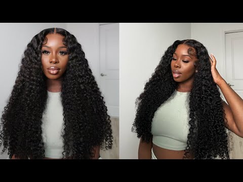 The ULTIMATE MELT🔥 The Thickest Curly HD Lace Wig Install w. Baby Hairs Tutorial ft.Asteria Hair