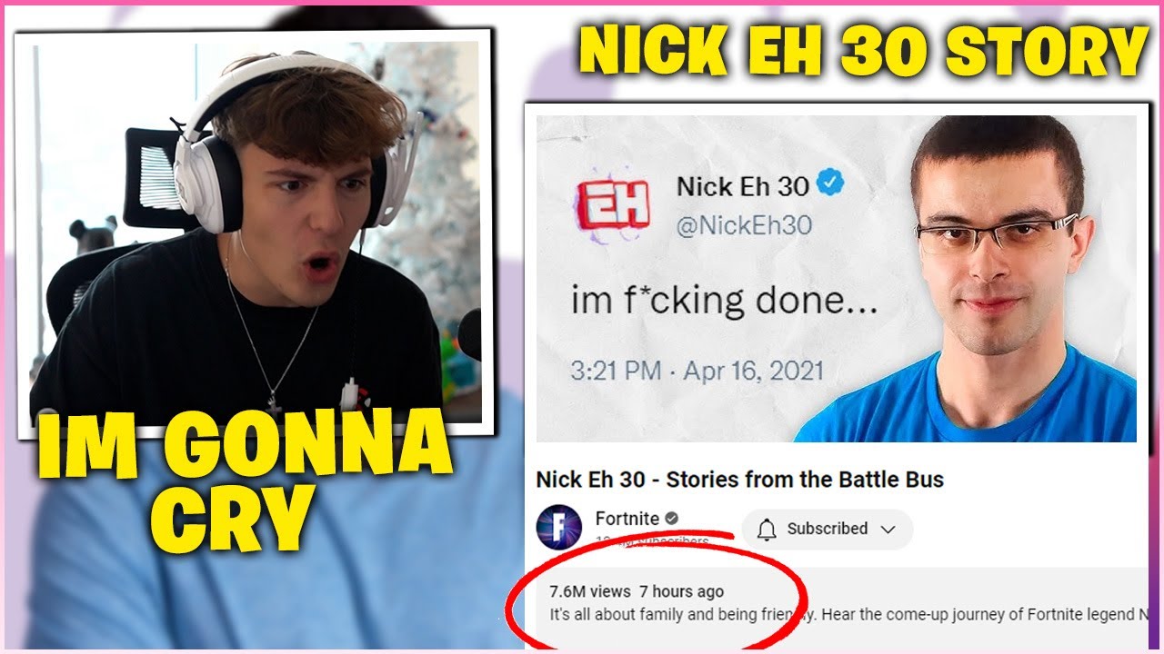 CLIX Gets EMOTIONAL Reacting to "Nick Eh 30 - Stories from the Battle ...
