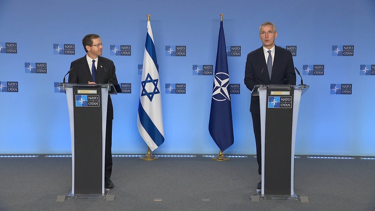 NATO Secretary General and the President of Israel | Short statements ...