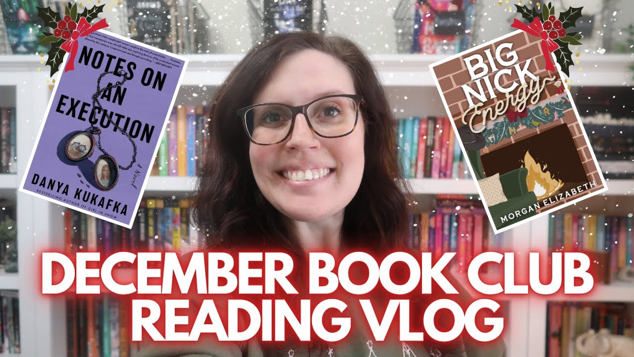 December Book Club Reading Vlog | Romance & Literary Thriller - YouTube