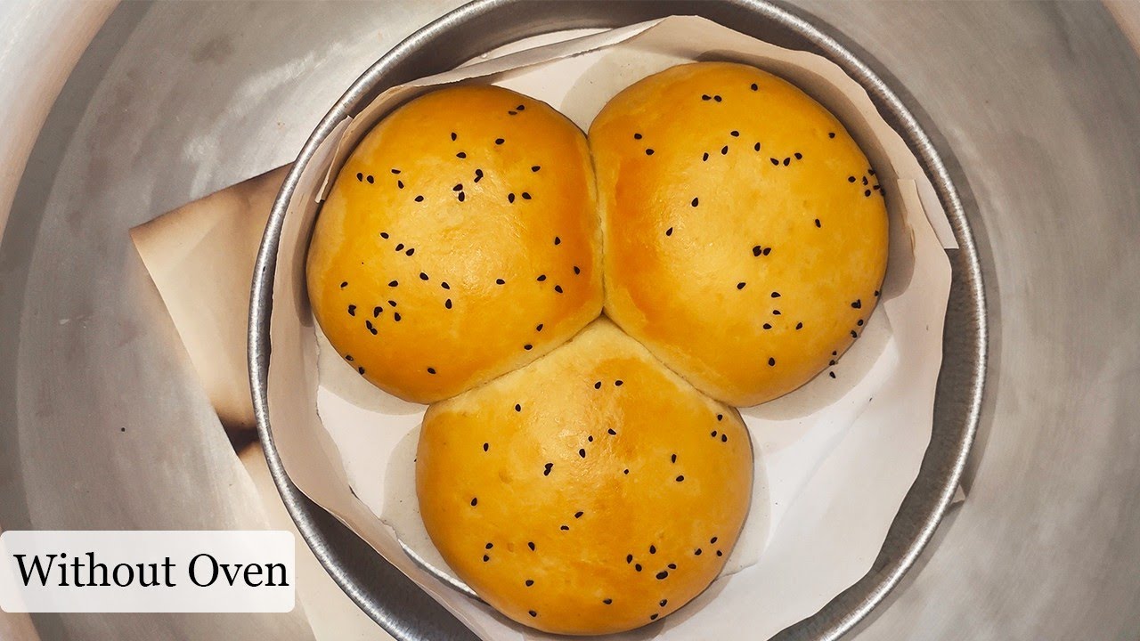 🔥 Without oven bun recipe | homemade eggless buns | Super Soft Bakery ...