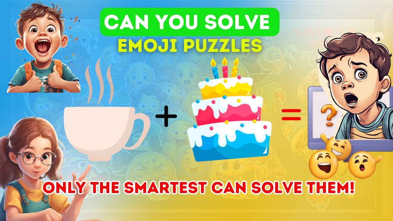 Can you solve these emoji puzzles? Only the smartest can solve them ...