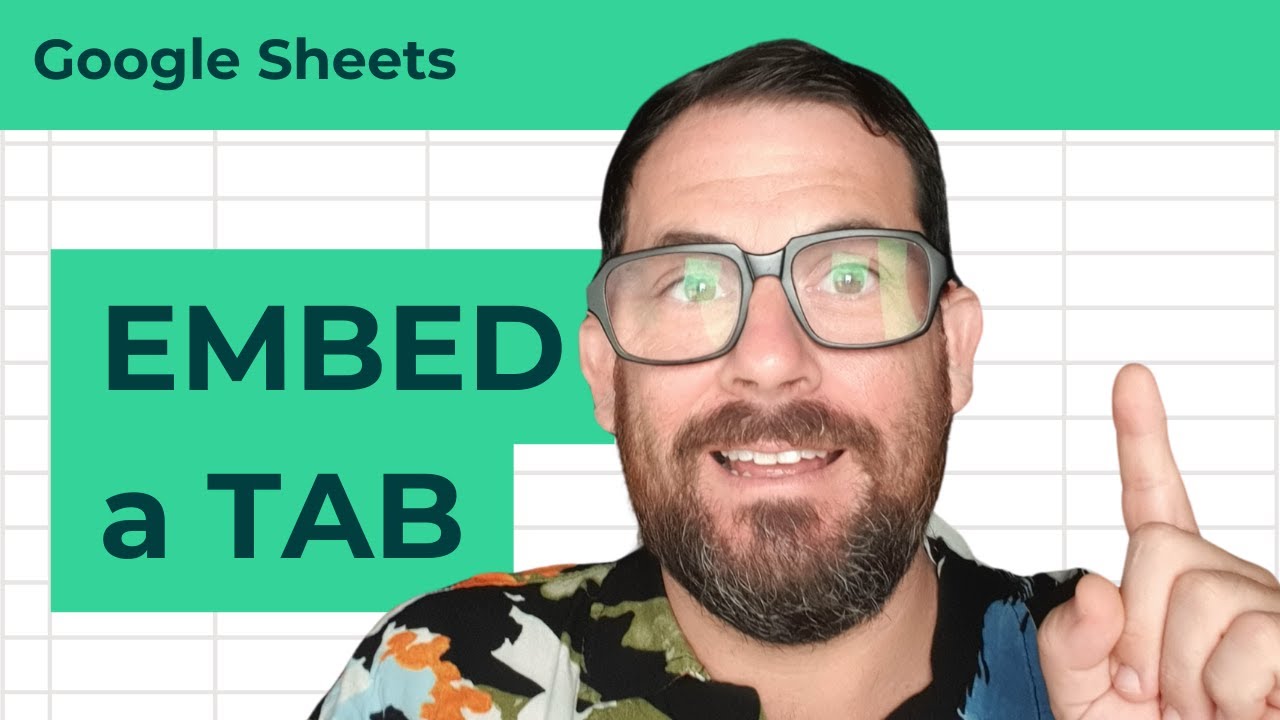 How to Embed a Single Tab in a Website - YouTube