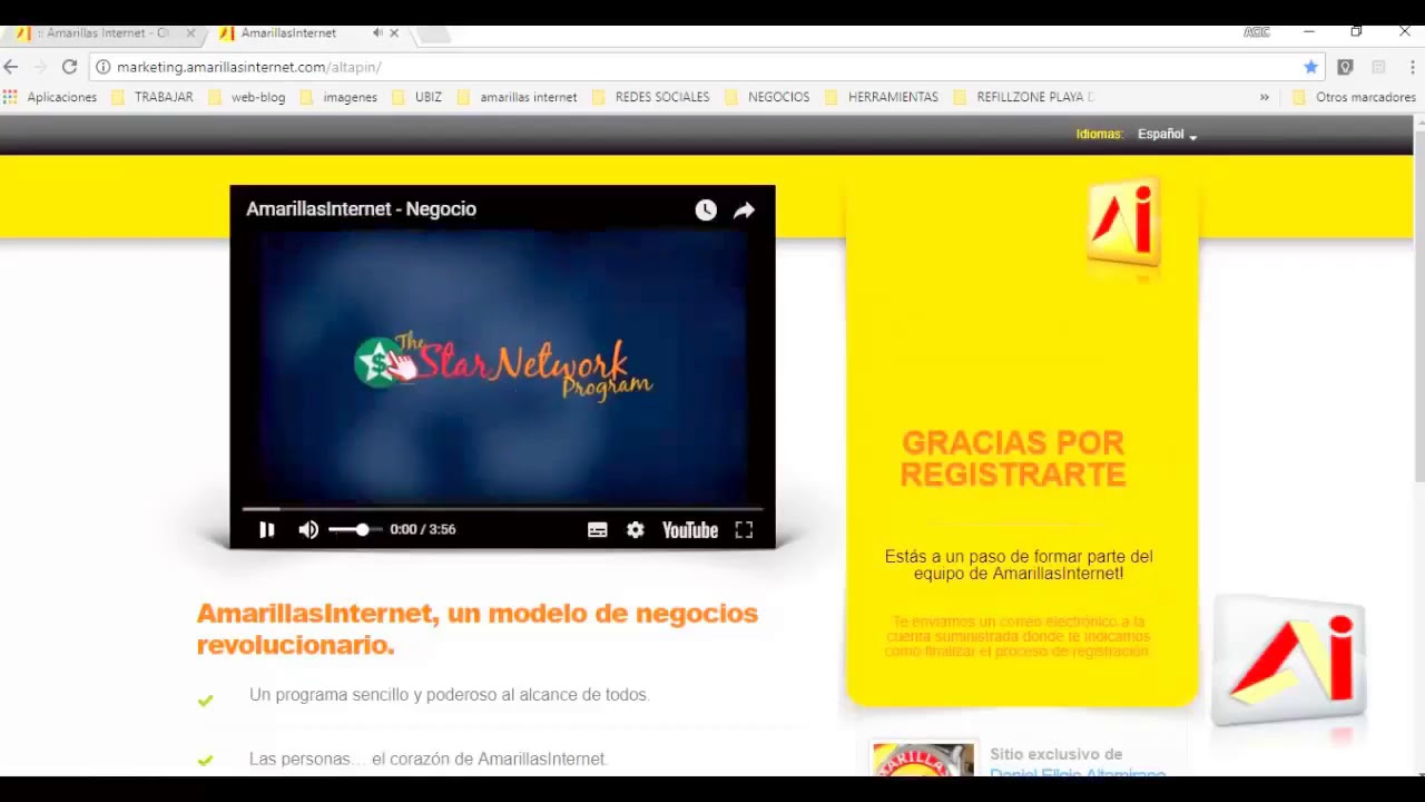Como Registrarte en Aiyellow y Registrar en tu Red - YouTube