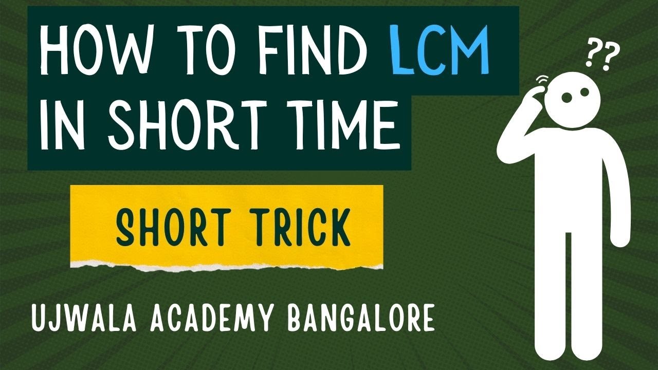 How to find LCM in short time | LCM TRICK - YouTube