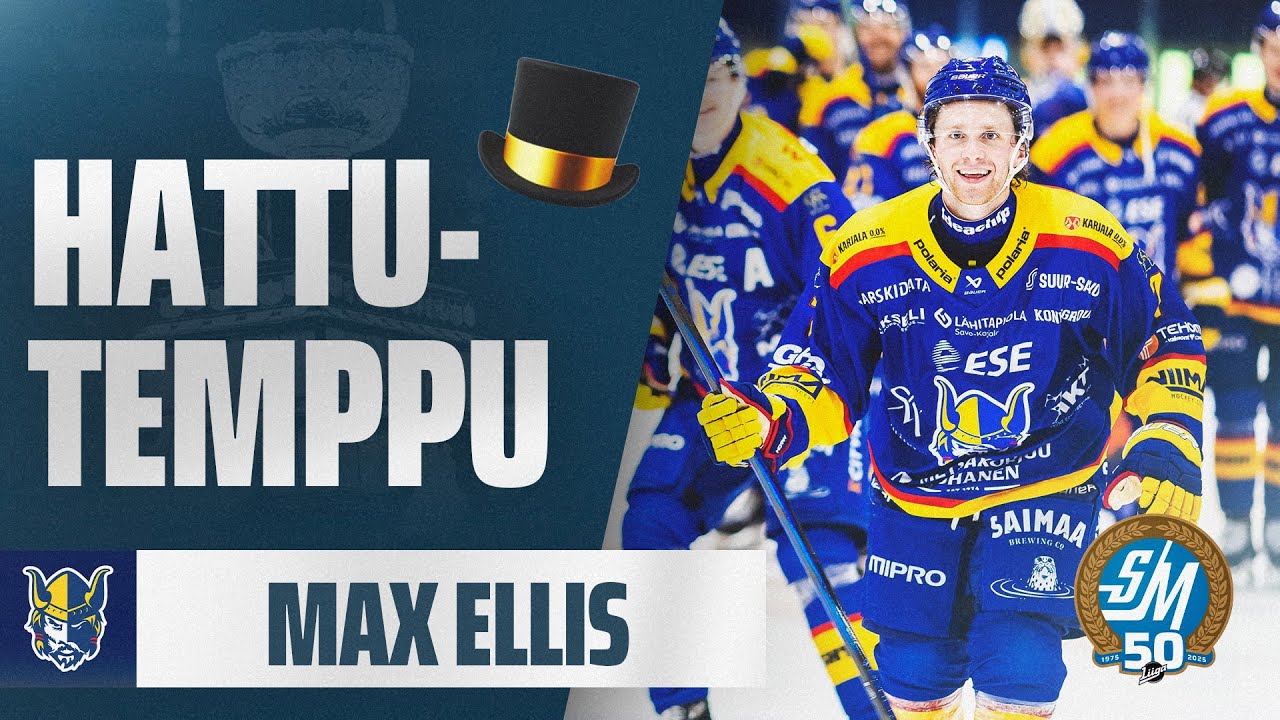 Jukurien Max Ellis iski Liiga-debyyttiinsä hattutempun! - YouTube