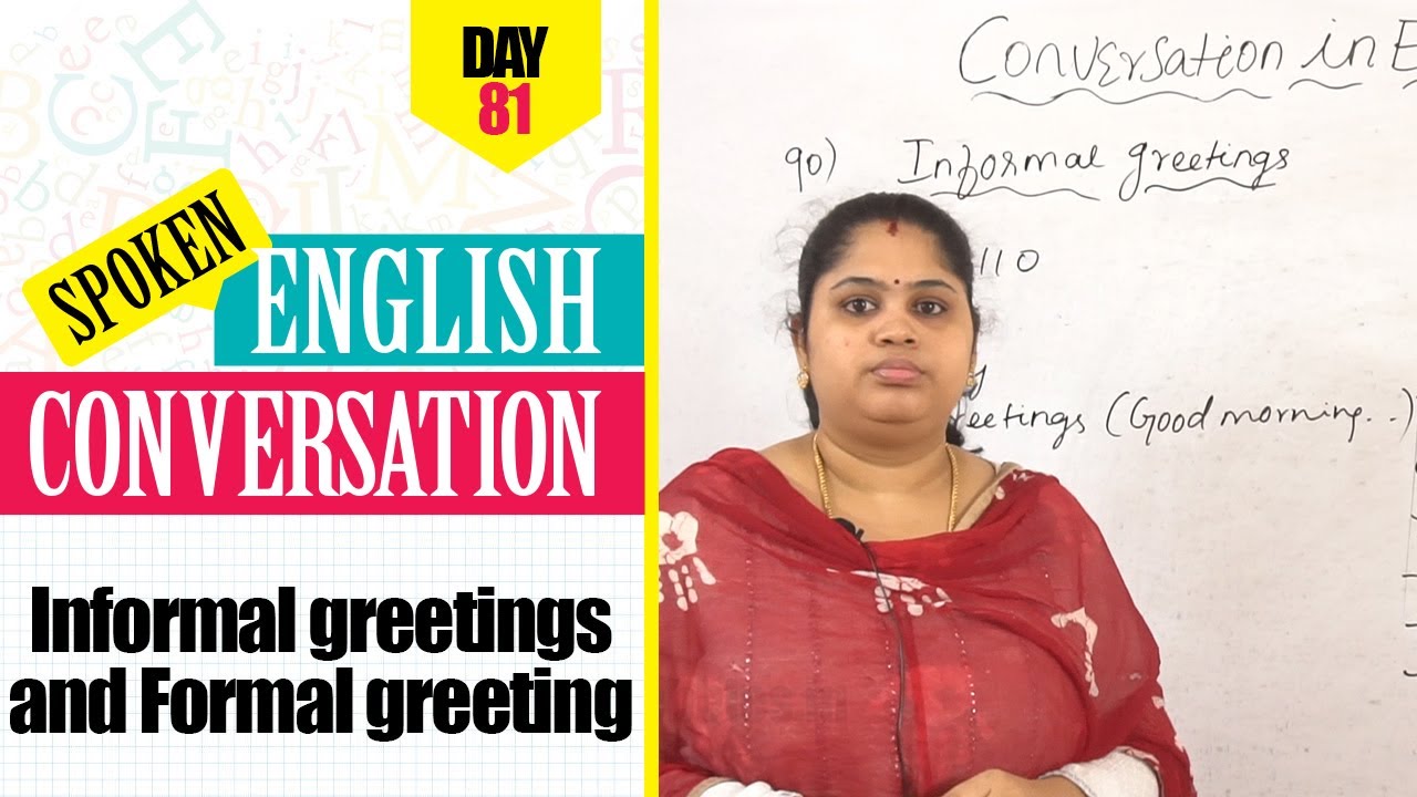 English Conversation | Informal greetings and Formal greeting ...