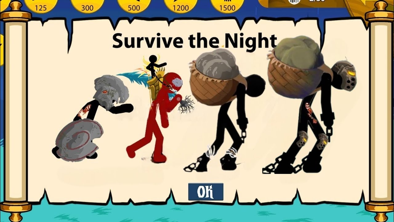 SURVIVE THE NIGHT WITH ENSLAVED , GIANT ZOMBIES, RIDER LEADER, STONE ...