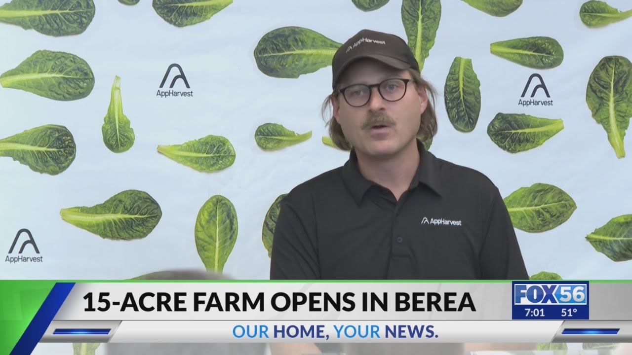 New AppHarvest farm opens in Berea - YouTube