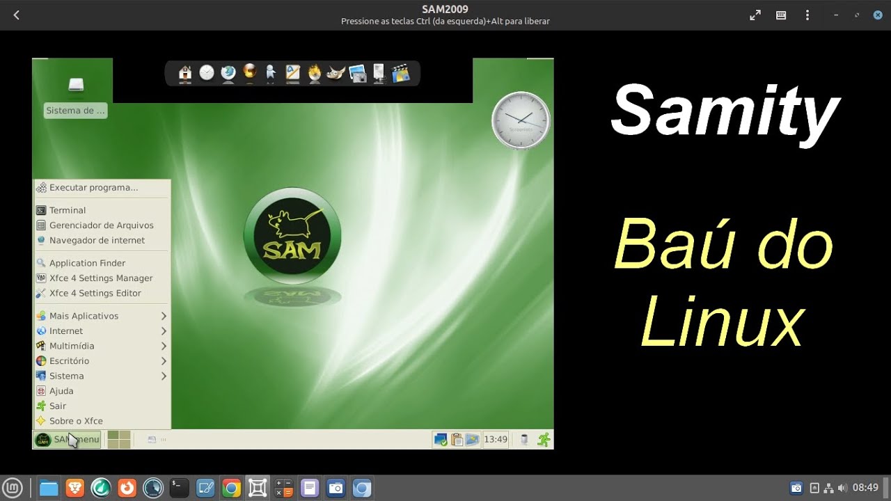SAMity PC Linux. Baú do Linux - Relíquias - YouTube