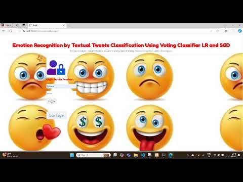 EMOTION RECOGNITION BY TEXTUAL TWEETS CLASSIFICATION USING VOTING CLASSIFIER LR AND SGD - YouTube
