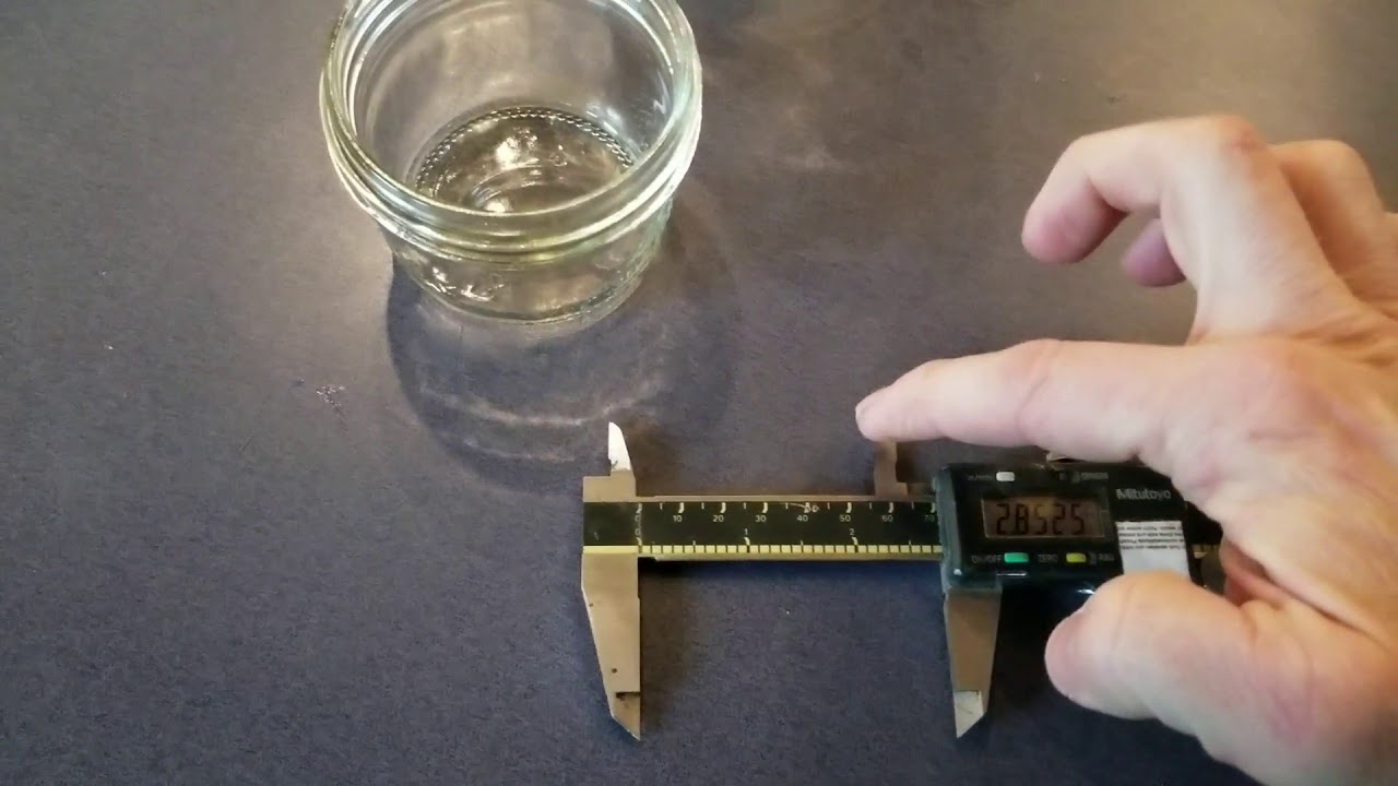 Digital Calipers 101 How to Measure Mason Jars Precisely - YouTube