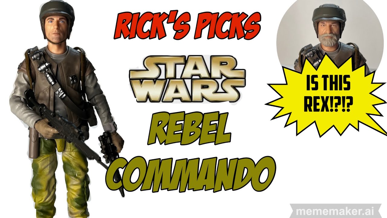 Review of the Star Wars Black series Rebel Commando from Return of the ...