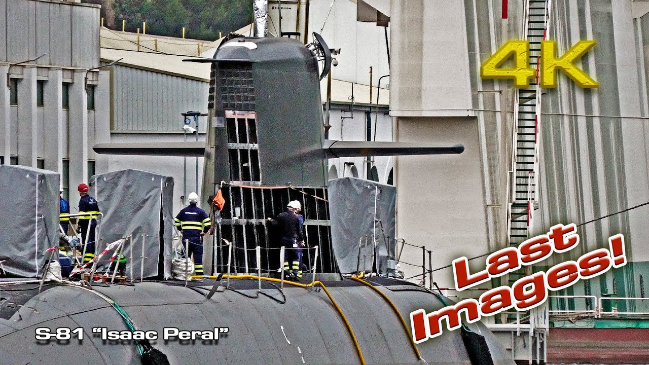 S-81 New Spanish Submarine "Isaac Peral" (Last images June 2021) - YouTube