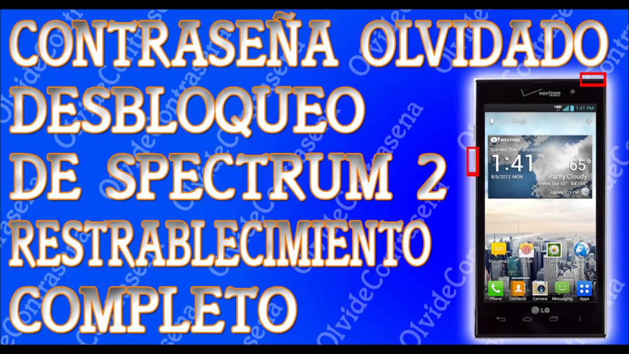 Desbloqueo de Lg Spectrum 2 - YouTube