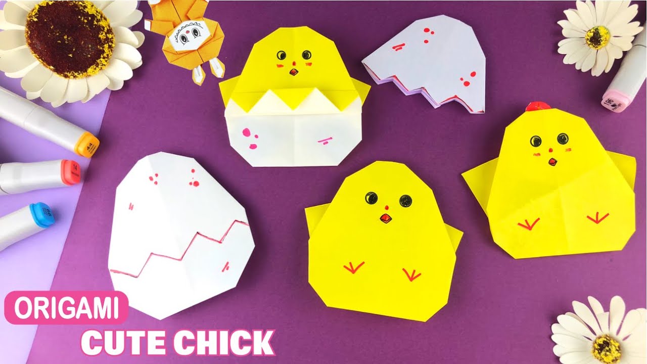 Origami Baby Chick Evolution| How to make Cute Chick | diy paper crafts ...