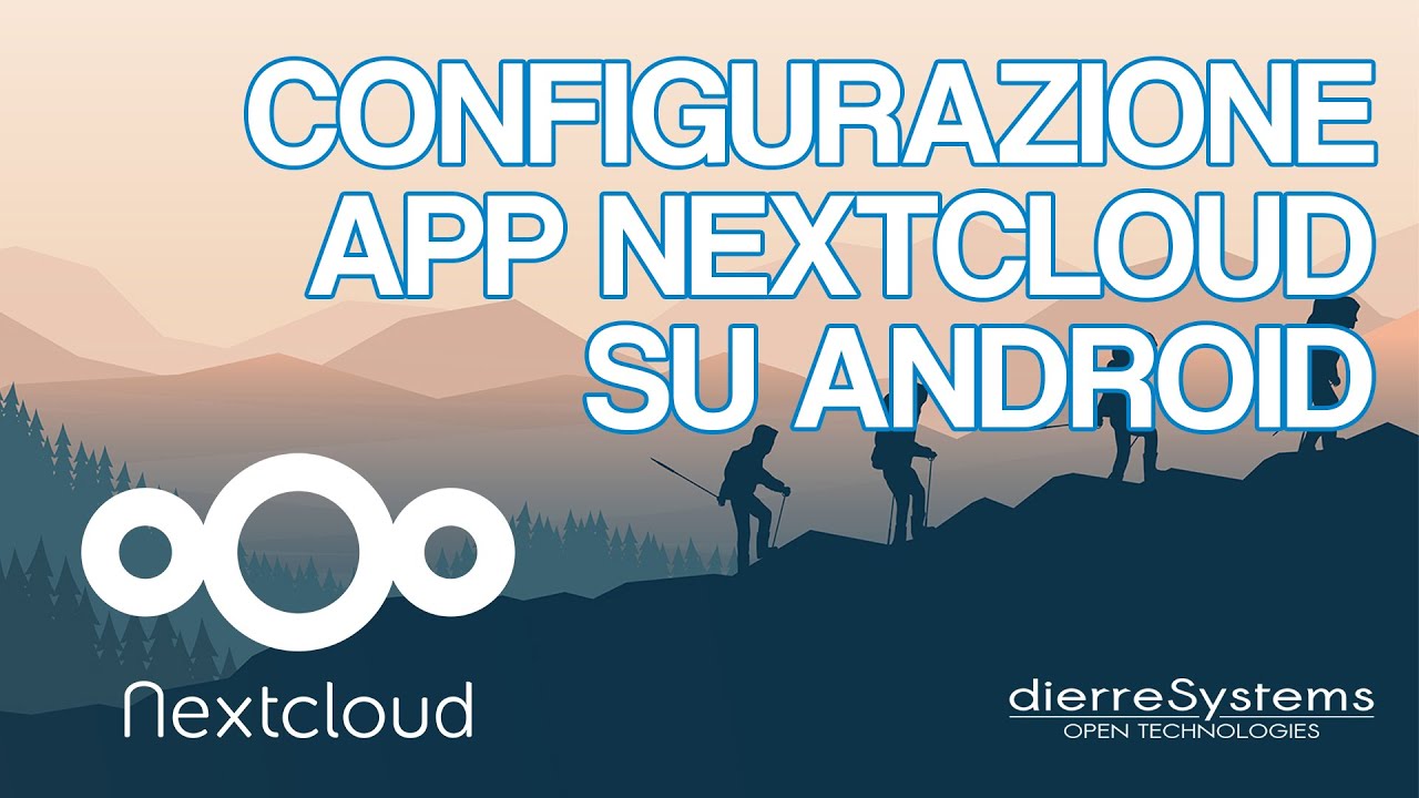 Configurazione Nextcloud Android e caricamento foto - YouTube