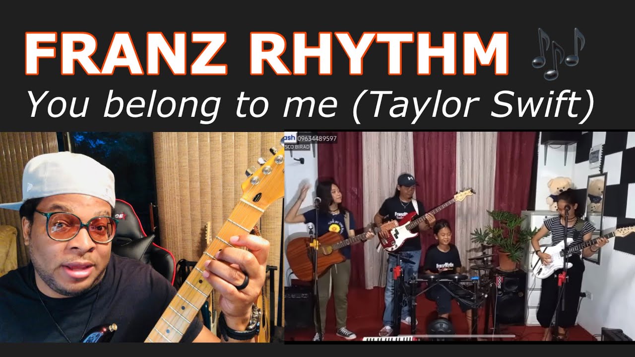 FRANZ Rhythm YOU BELONG WITH ME (Taylor swift) COVER - REACTION - YouTube