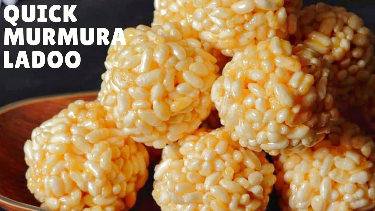 Murmura Laddu Recipe - Puffed Rice Laddu | Quick & Easy (Hindi) - YouTube