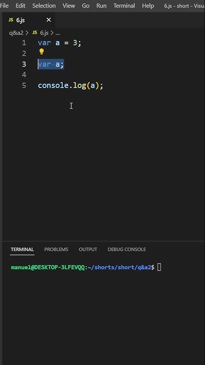 Declarar variables mas de una vez en JavaScript. 2 - YouTube