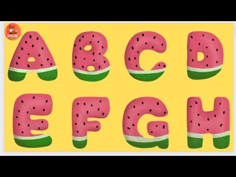 Flash Cards - Watermelon Printed ABC Alphabet Letters for kids# ...