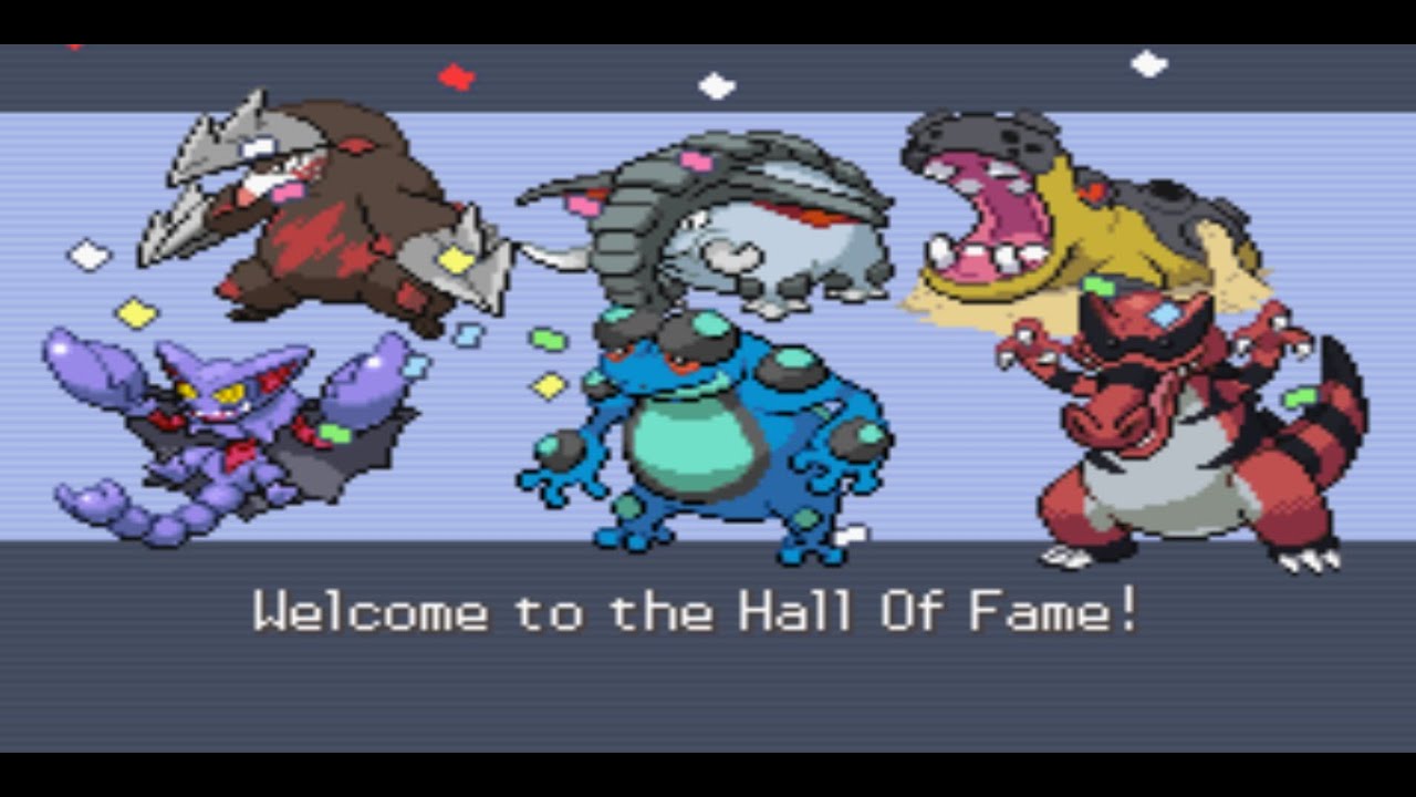 Pokemon Radical Red mono ground Elite four and champion - YouTube