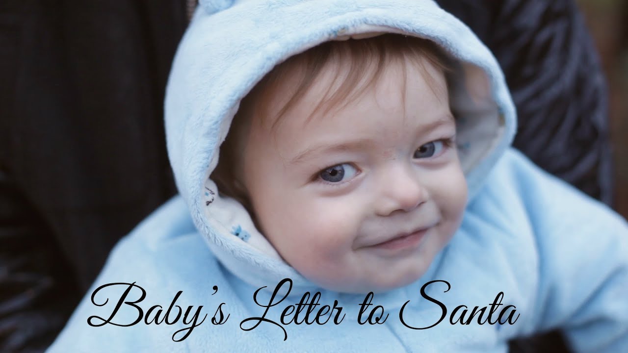 10 Month Old Baby Corban's Letter to Santa - YouTube
