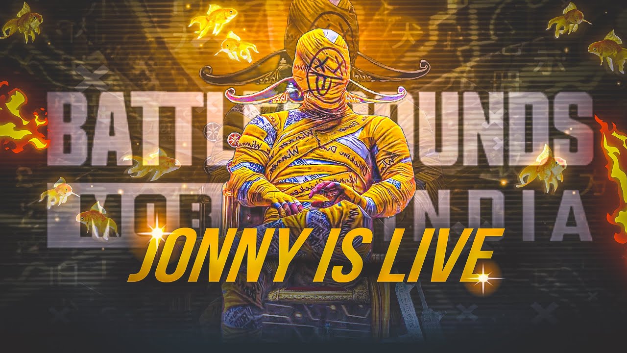 BGMI LIVE 💖 || JONNY IS LIVE 🔴#bgmi #conqueror #100 ROAD TO 700 ...