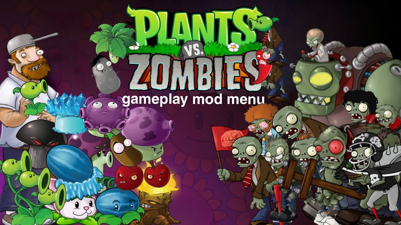 gameplay plants vs Zombies mod menu#plantsvszombies #modpvz #modedpvz # ...