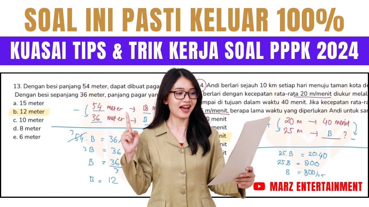 KUASAI TIPS & TRIK SOAL PREDIKSI PPPK TAHUN 2024 | AUTO LOLOS 100% ...