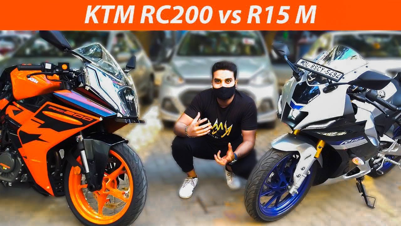 KTM RC 200 vs R15 M मुकाबला है या नहीं ? - King Indian - YouTube