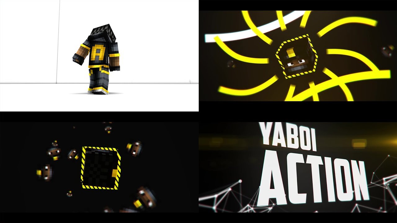 INTRO #94 - YaBoiAction | DUDE MINECRAFT AGAIN - YouTube