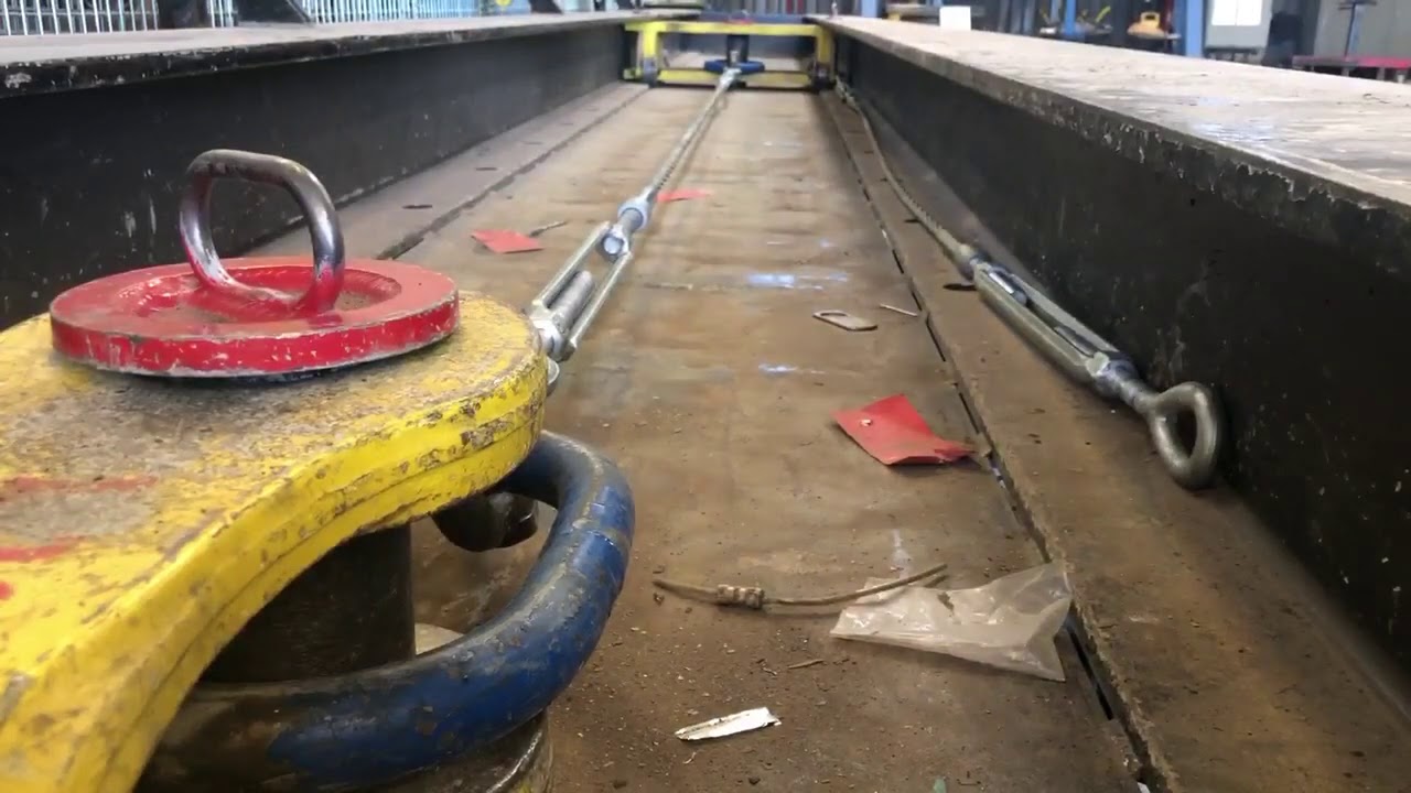 Custom Wire Rope Safety Barrier Break Test - YouTube