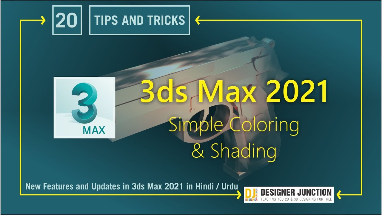3DS Max 2021 Class #20 | Simple Coloring and Selection Tricks | 3ds Max ...
