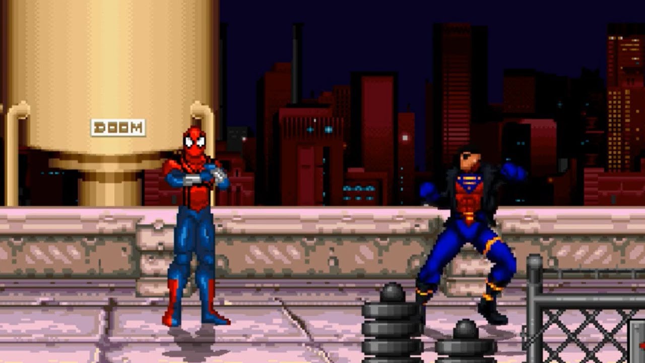 MUGEN Battle Showcase: Spider-Man (Ben Reilly) Vs Superboy - YouTube