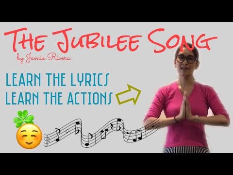 The Jubilee Song| Learn the actions with lyrics - YouTube