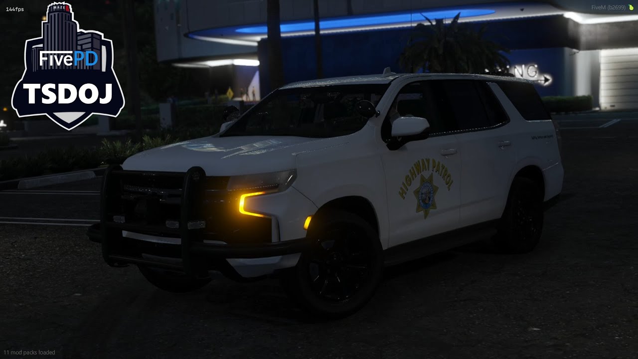 TSDOJ FivePD | New 2021 CHP Polar Bear Tahoe Lighting! - YouTube