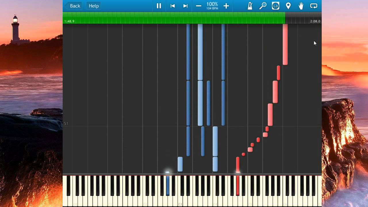 Synthesia - Maplestory / Tower Of Goddess / Orbis Party Quest - YouTube