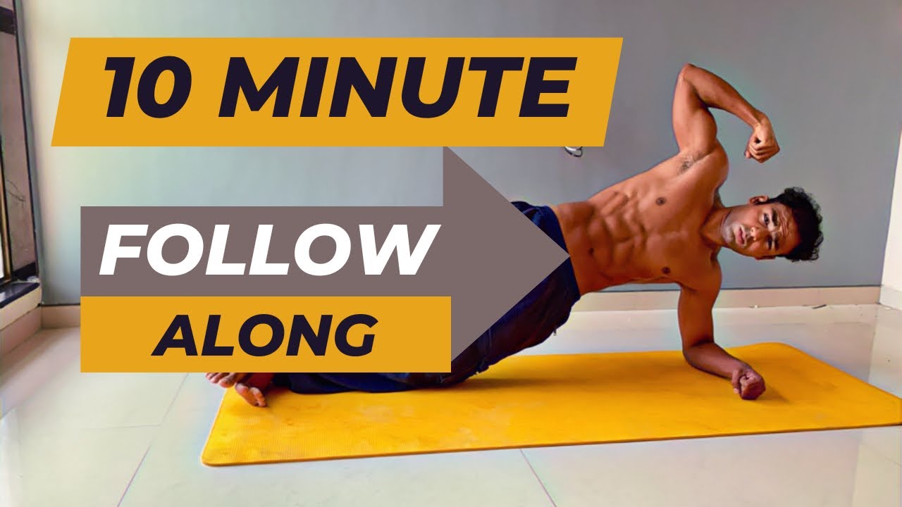 10 Minutes Intense Six Pack Abs Workout | Follow Along - YouTube