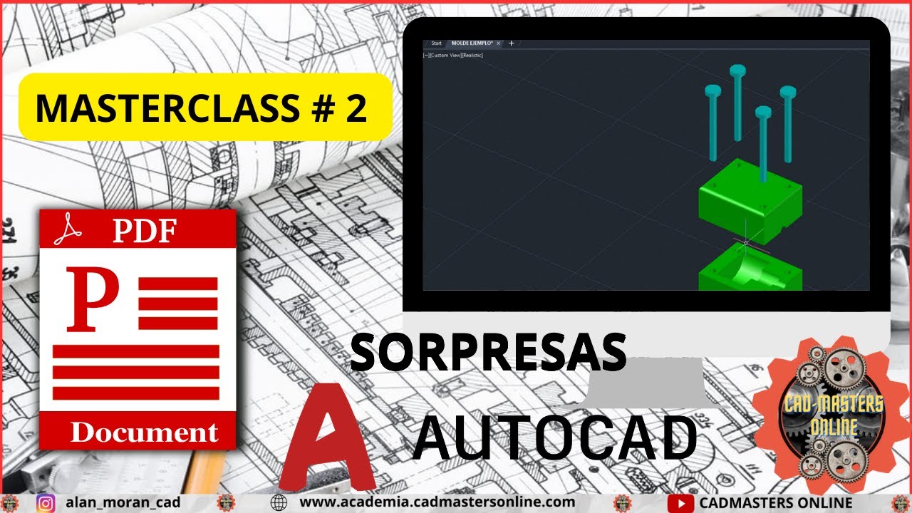 MASTERCLASS #2 Modela desde cero CON AutoCAD y Imprime desde cero paso A PASO - YouTube