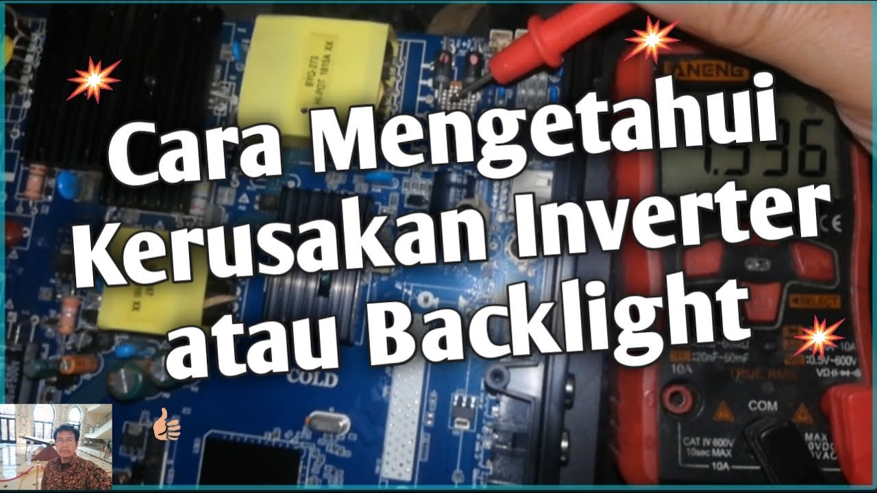 Cara Mengetahui Kerusakan Inverter TV Led atau Backlight - YouTube