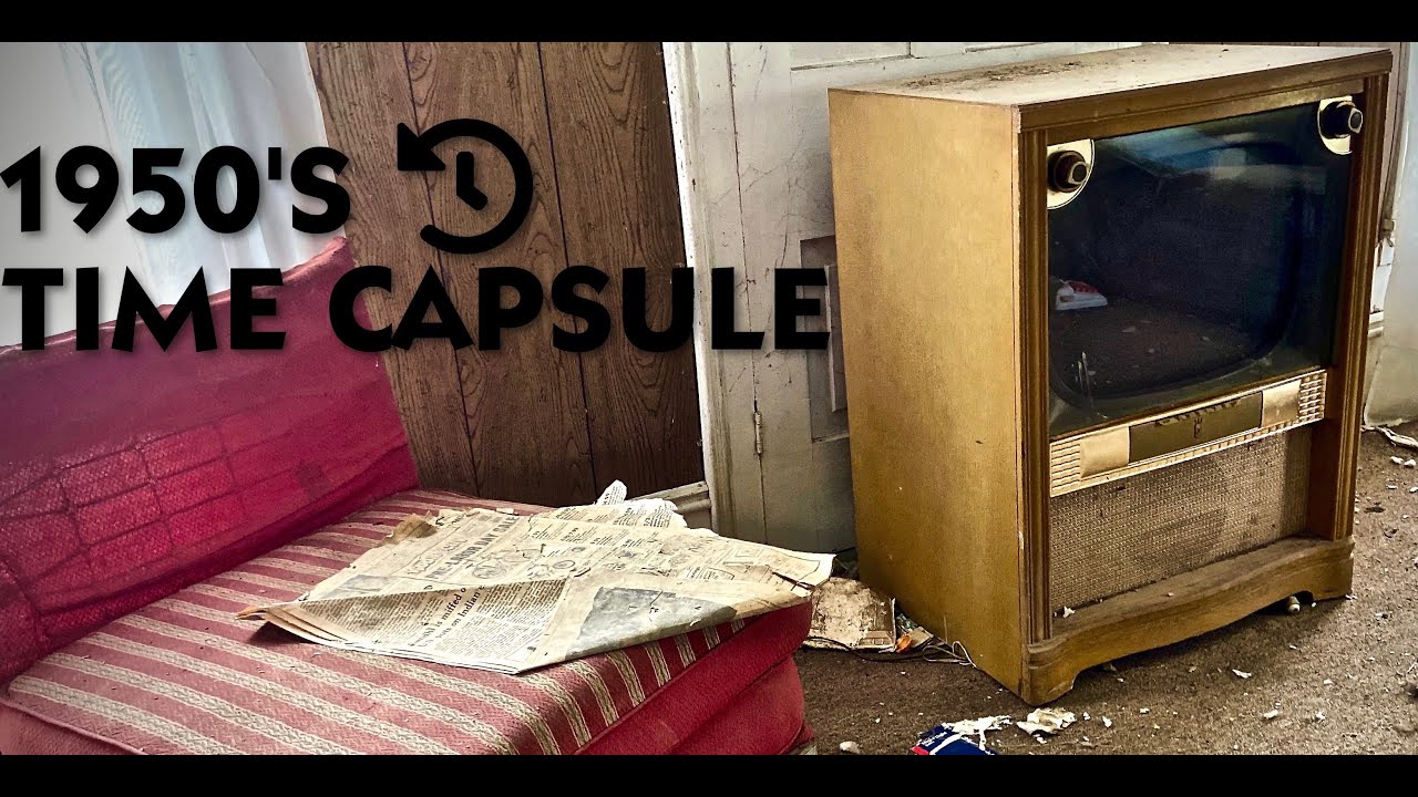 Exploring Abandoned 1950s Time Capsule House - Absolutely Everything ...