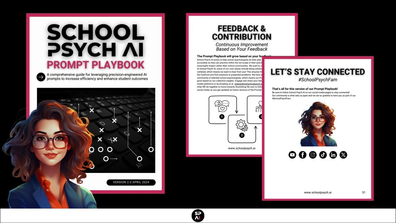 Version 2.0 of the School Psych AI Prompt Playbook is HERE - YouTube