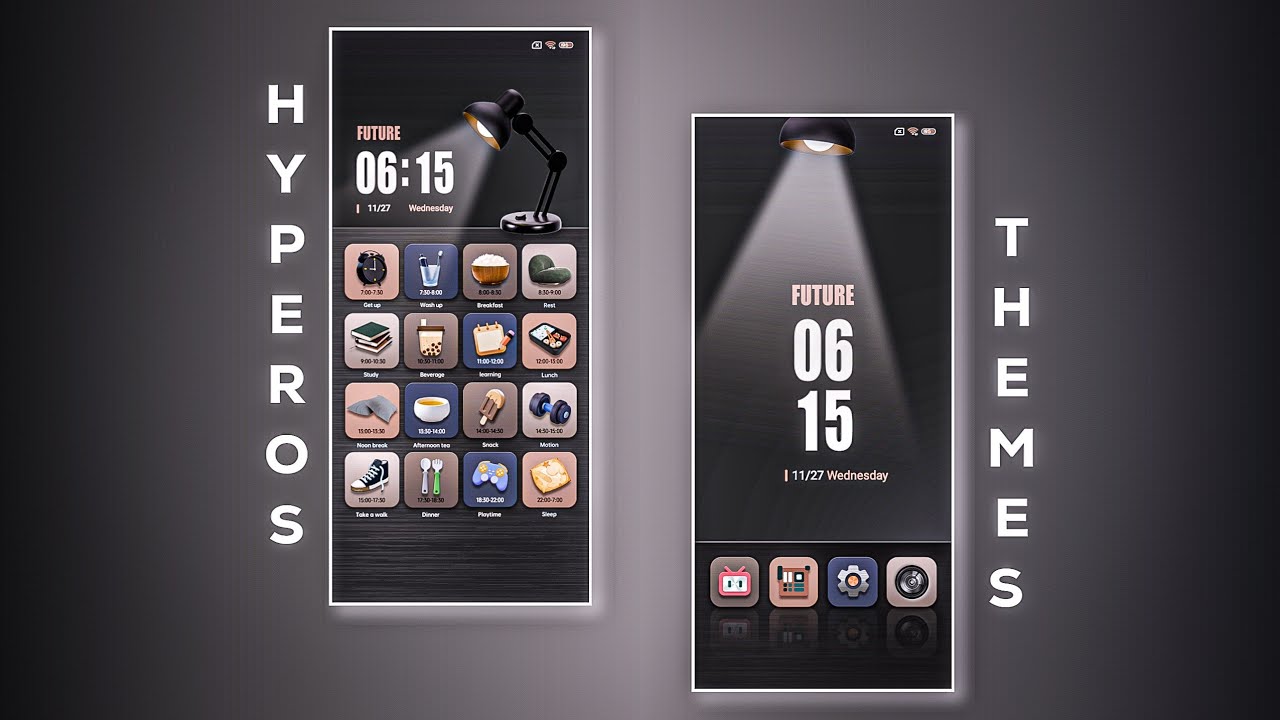 Simple Lock Screen Themes For Xiaomi HyperOS | Best HyperOS Themes For ...