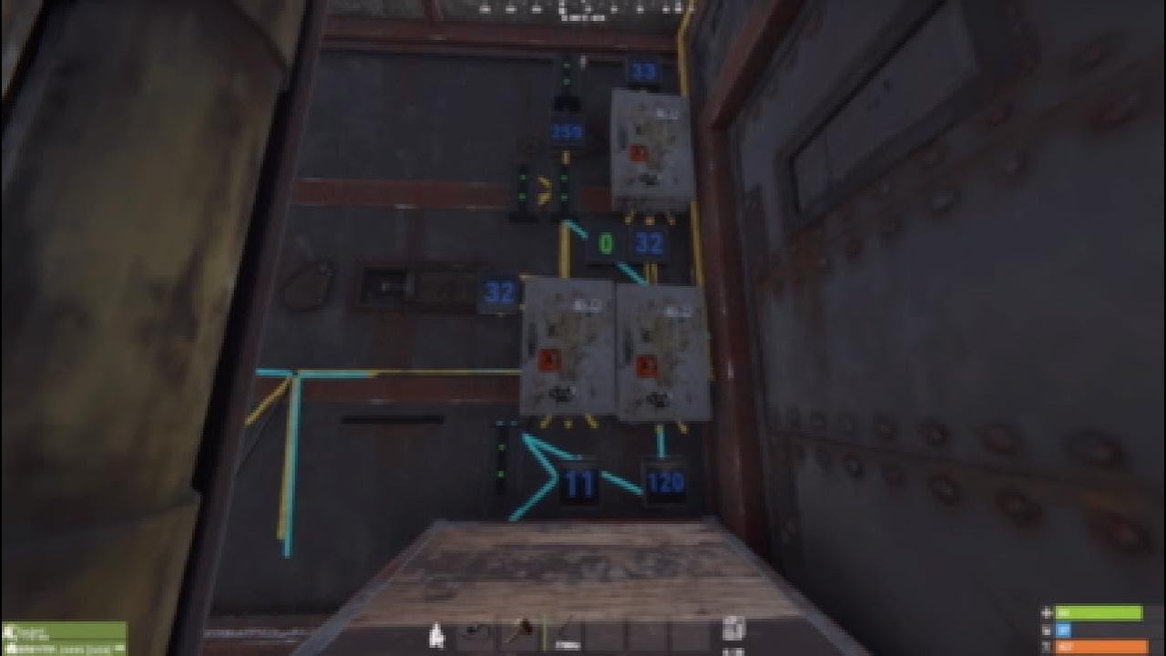 Rust electrical setup charge panel - YouTube