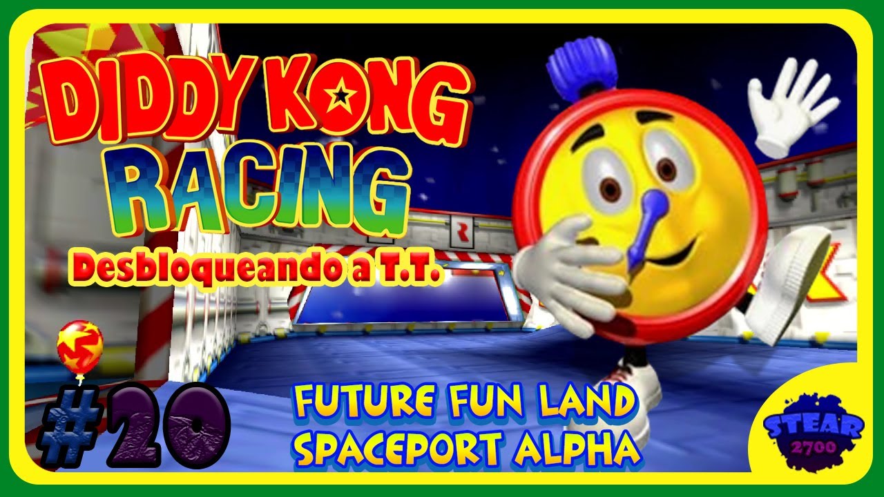 Diddy Kong Racing (Desbloqueando a T.T.) #20 || Spaceport Alpha - YouTube